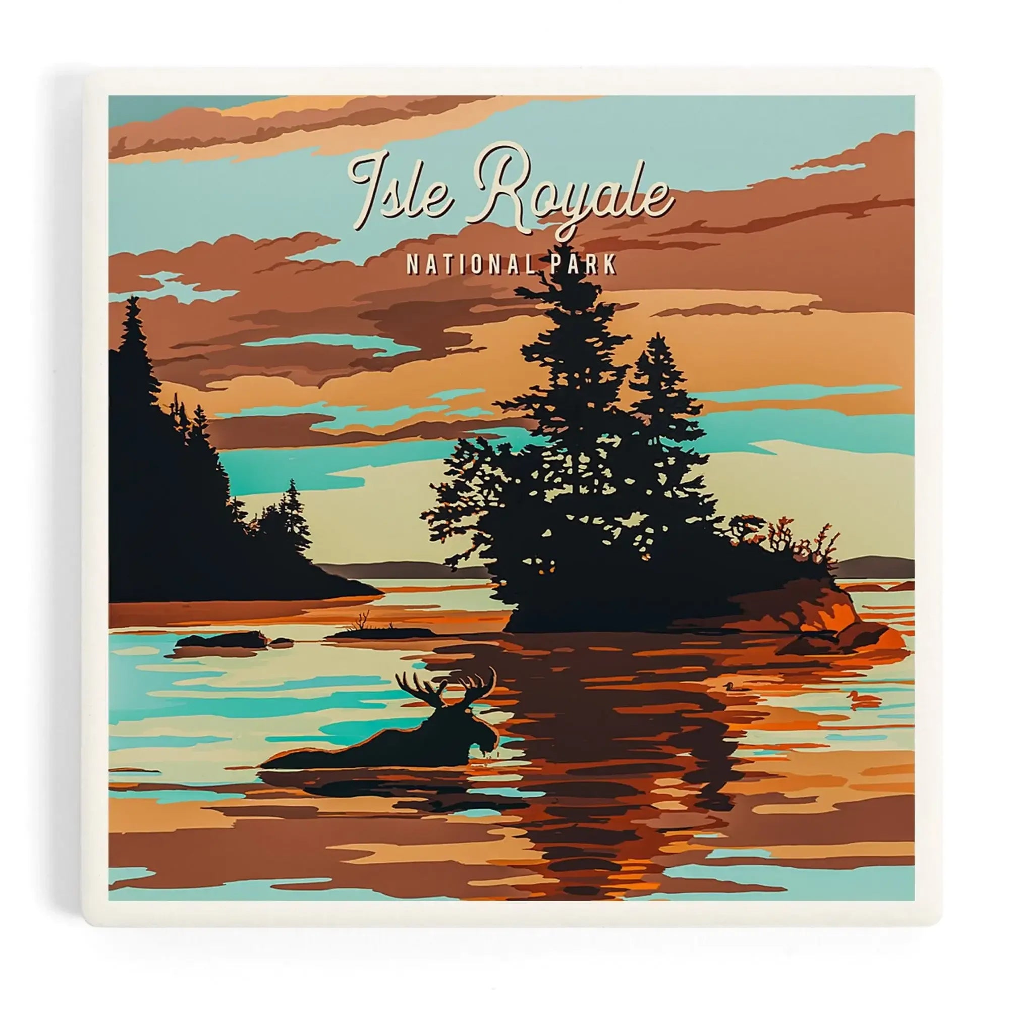 Isle Royale National Park, Michigan, Painterly National Park Series ...