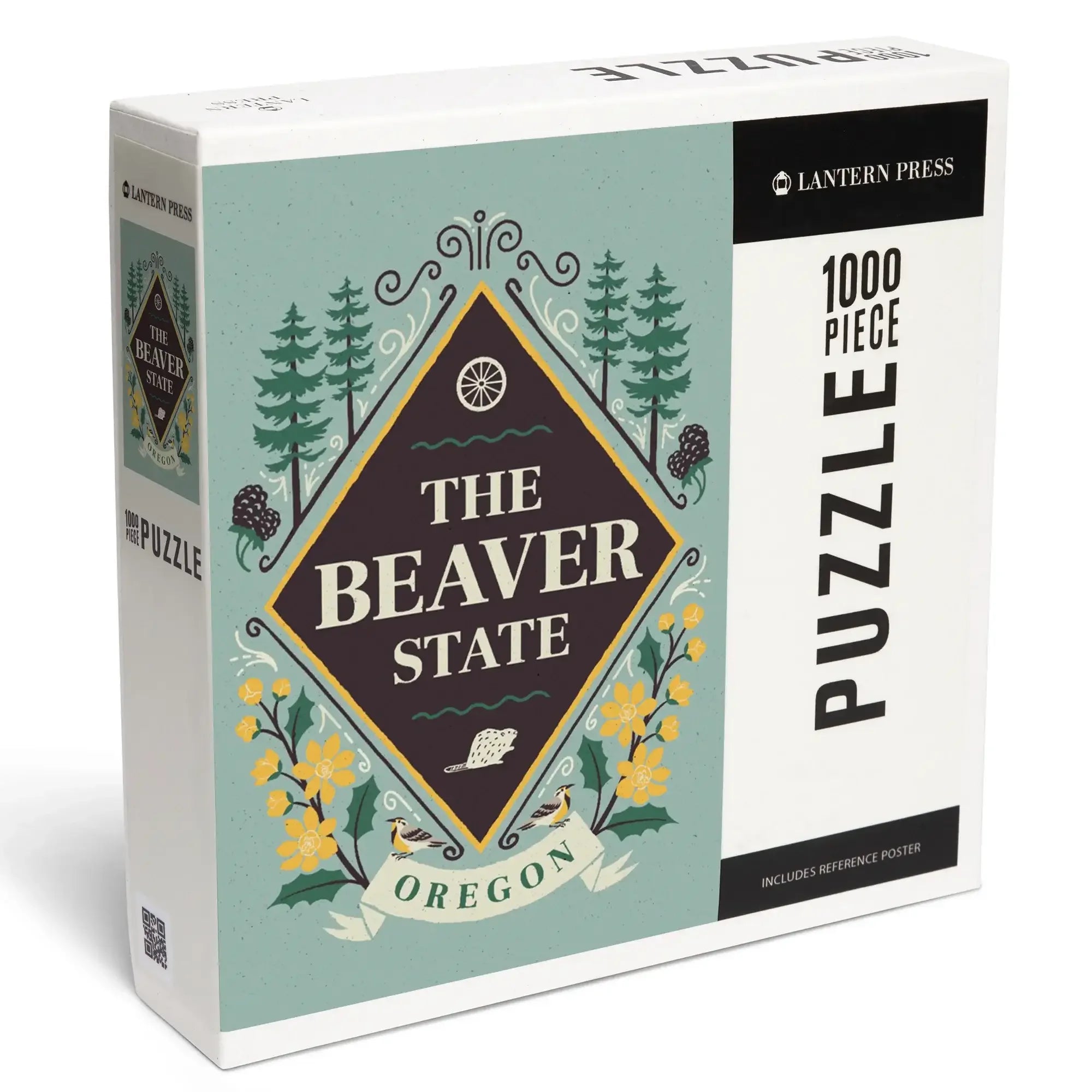 Oregon, State Motto Crest, State Series, 1000 piece jigsaw puzzle ...
