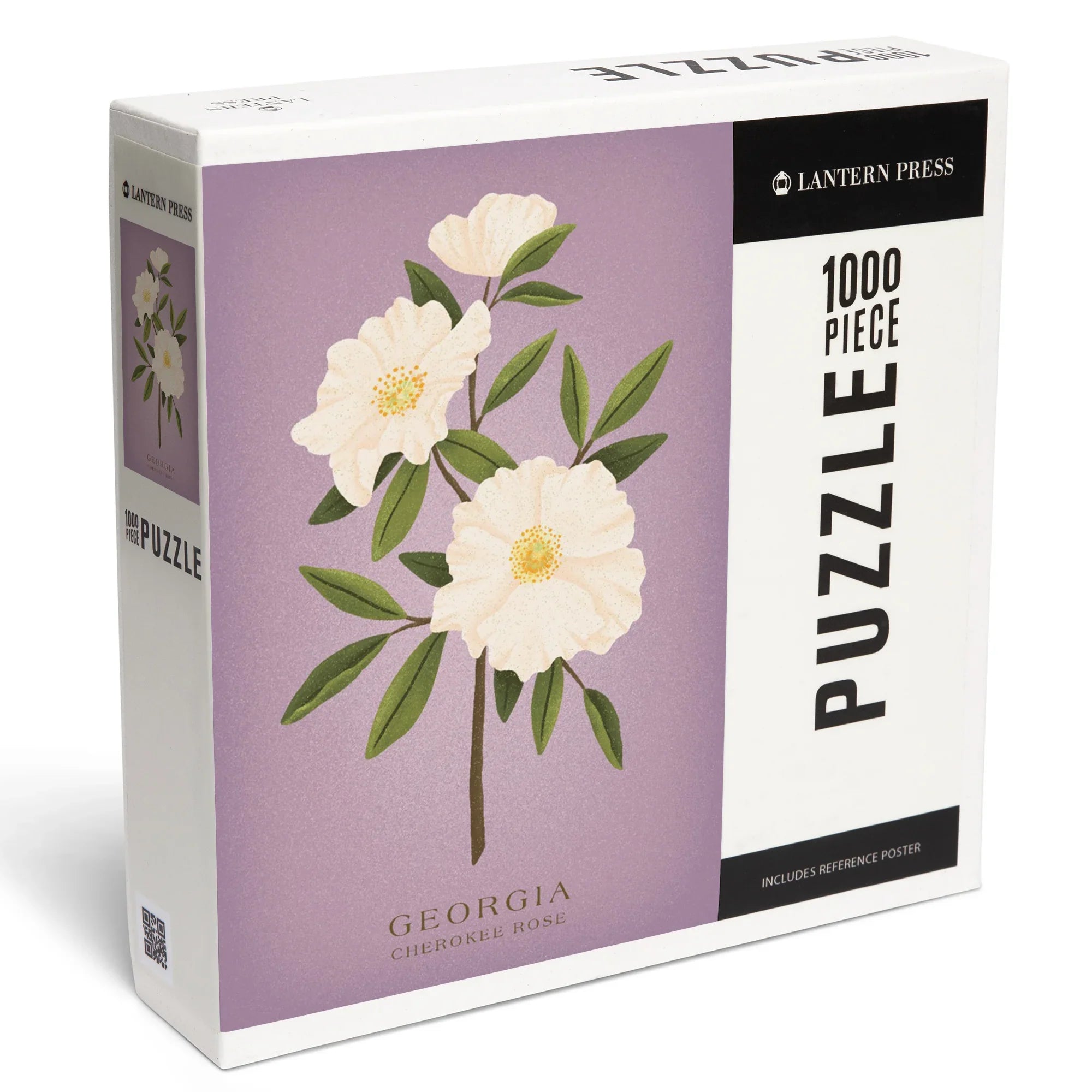 Georgia, Vintage Flora, State Series, Cherokee Rose, 1000 piece jigsaw ...