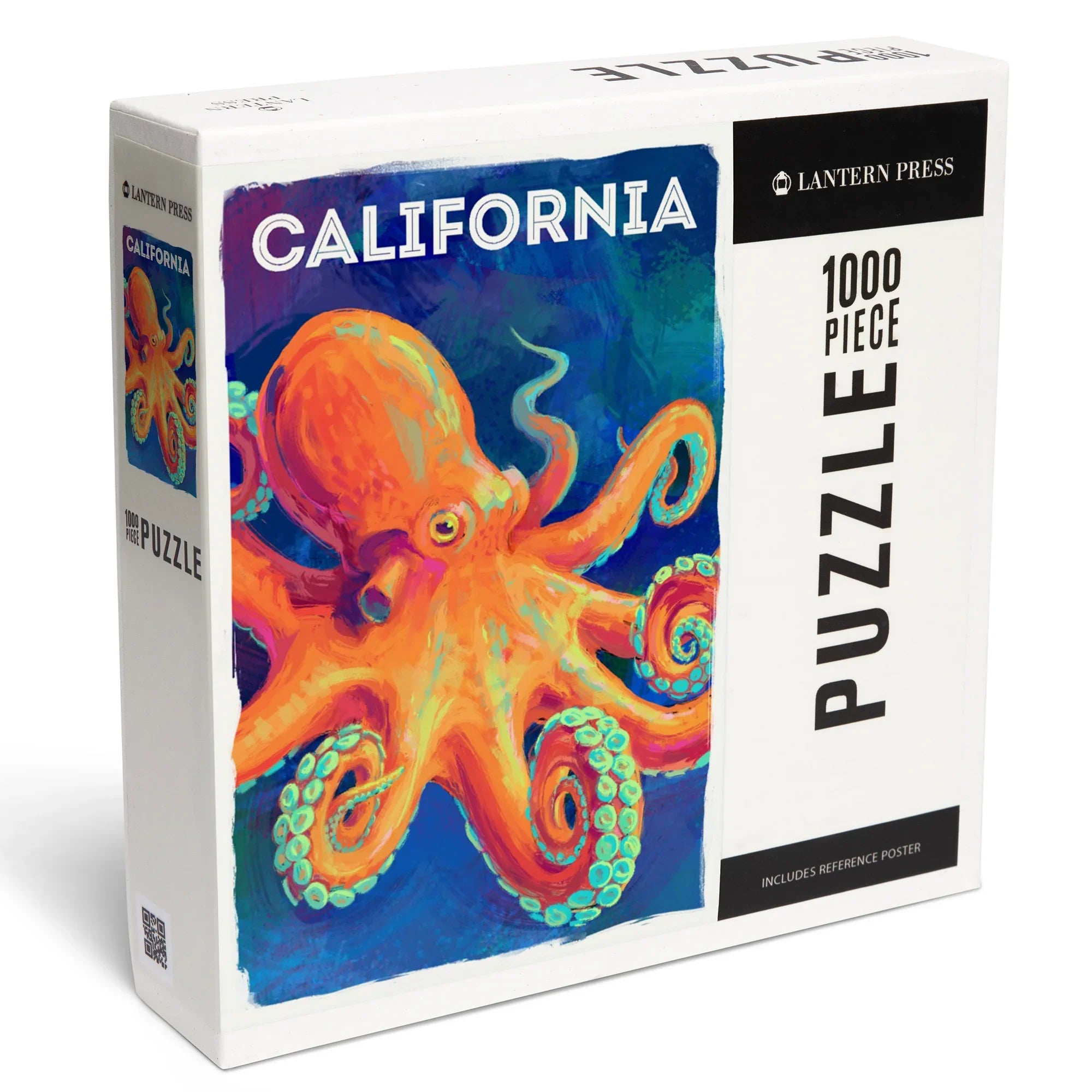 California, Vivid, Octopus, 1000 piece jigsaw puzzle – Lantern Press