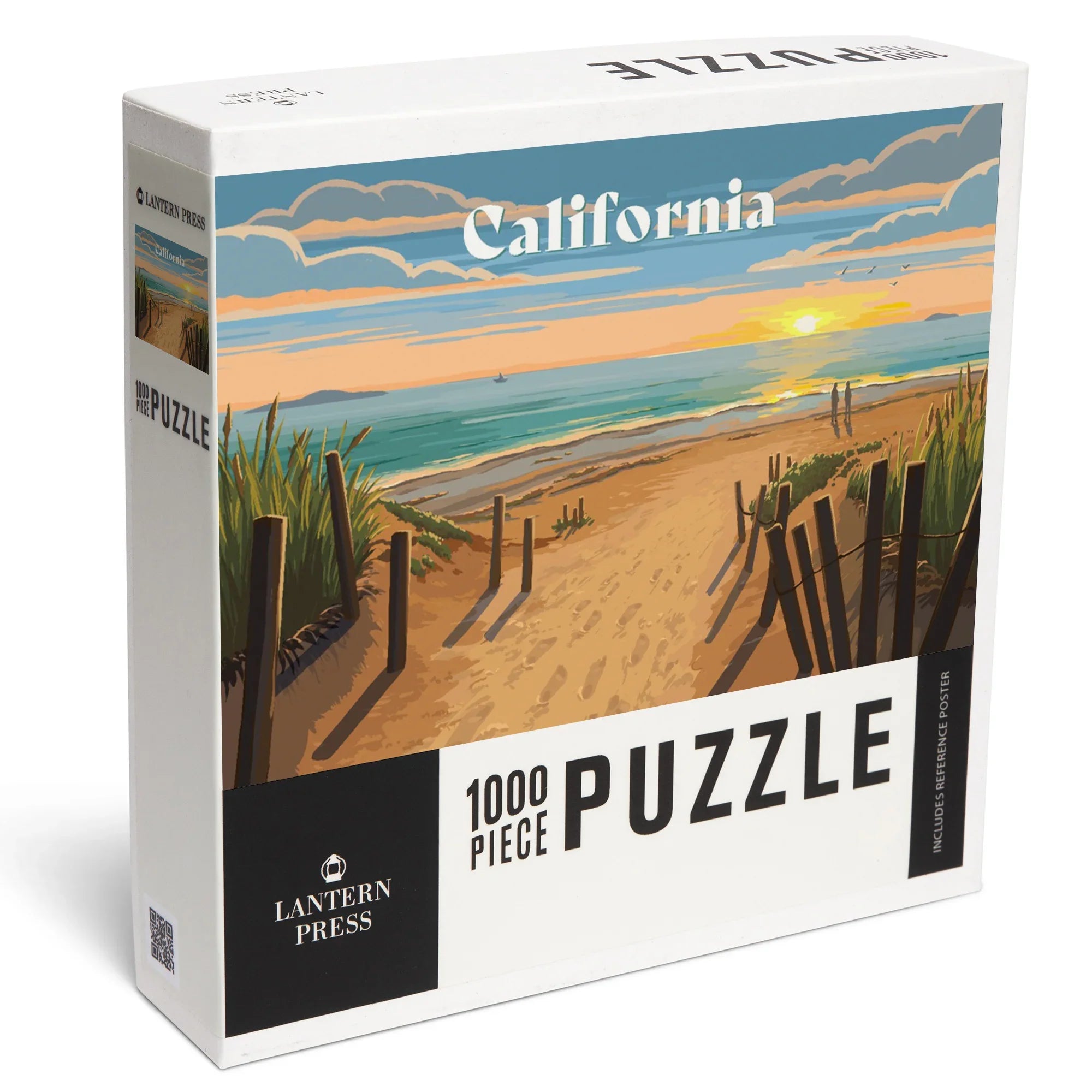 California, Painterly, Sand Soul Sun, Beach Path, 1000 piece jigsaw ...
