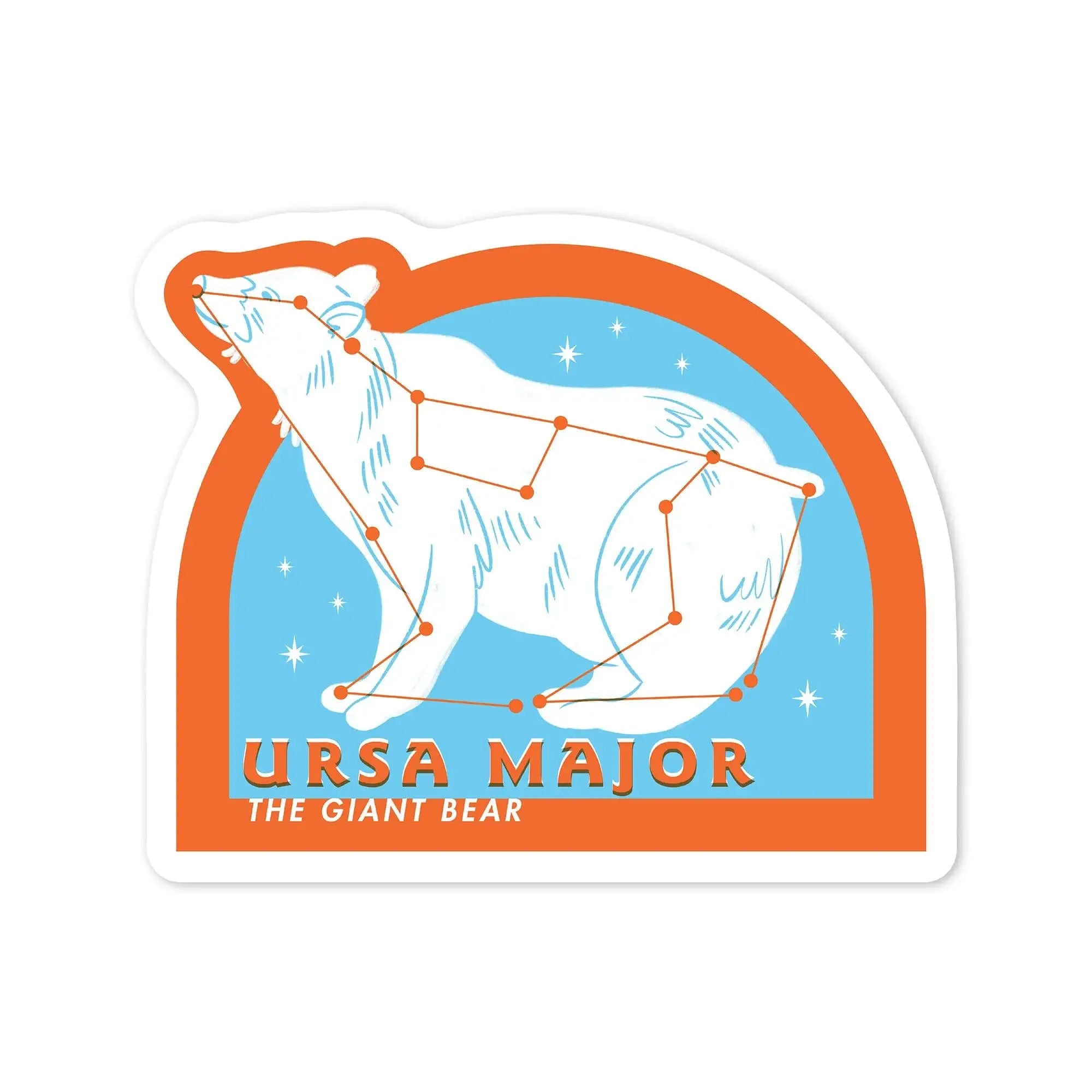 Drawings in the Stars Collection, Ursa Major, The Giant Bear Constella ...