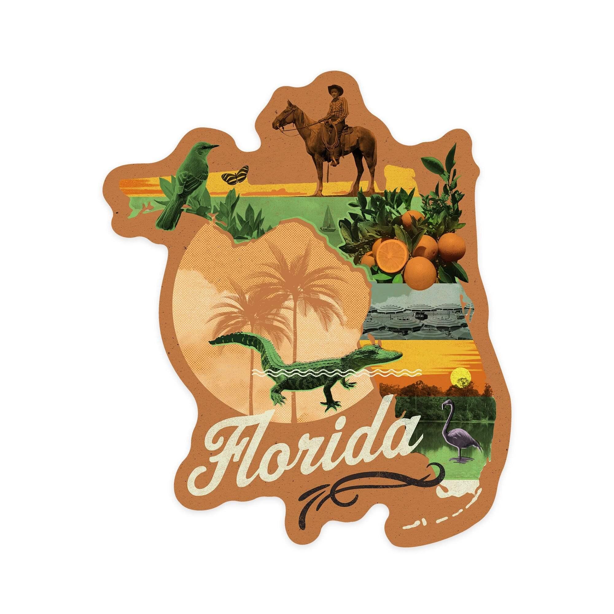 Florida, State Photomontage, State Series, Contour, outdoor vinyl ...