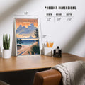 Indiana Dunes National Park, Lithograph metal signs – Lantern Press