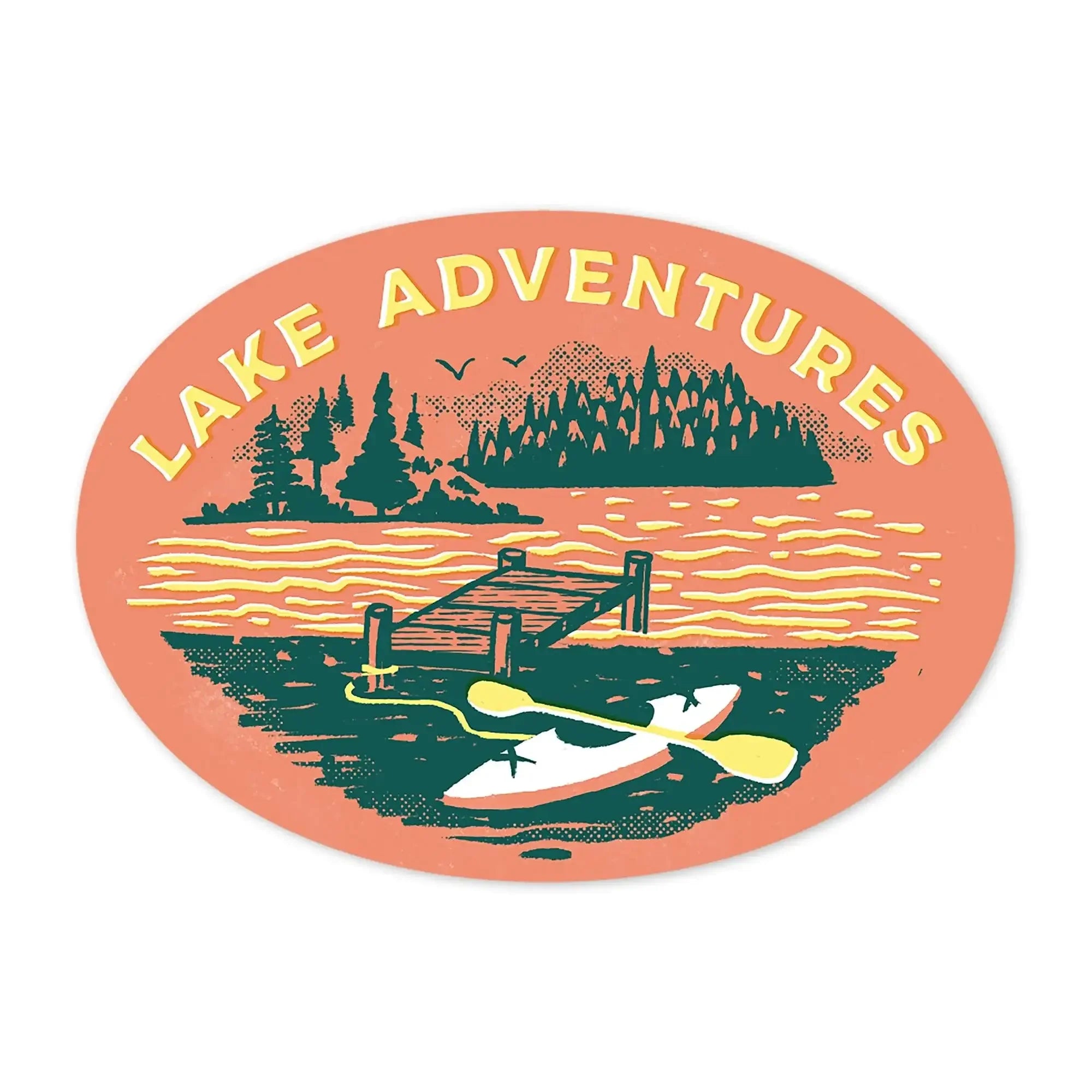 Lake Life Series, Lake Adventures, Dock, Contour, outdoor vinyl ...