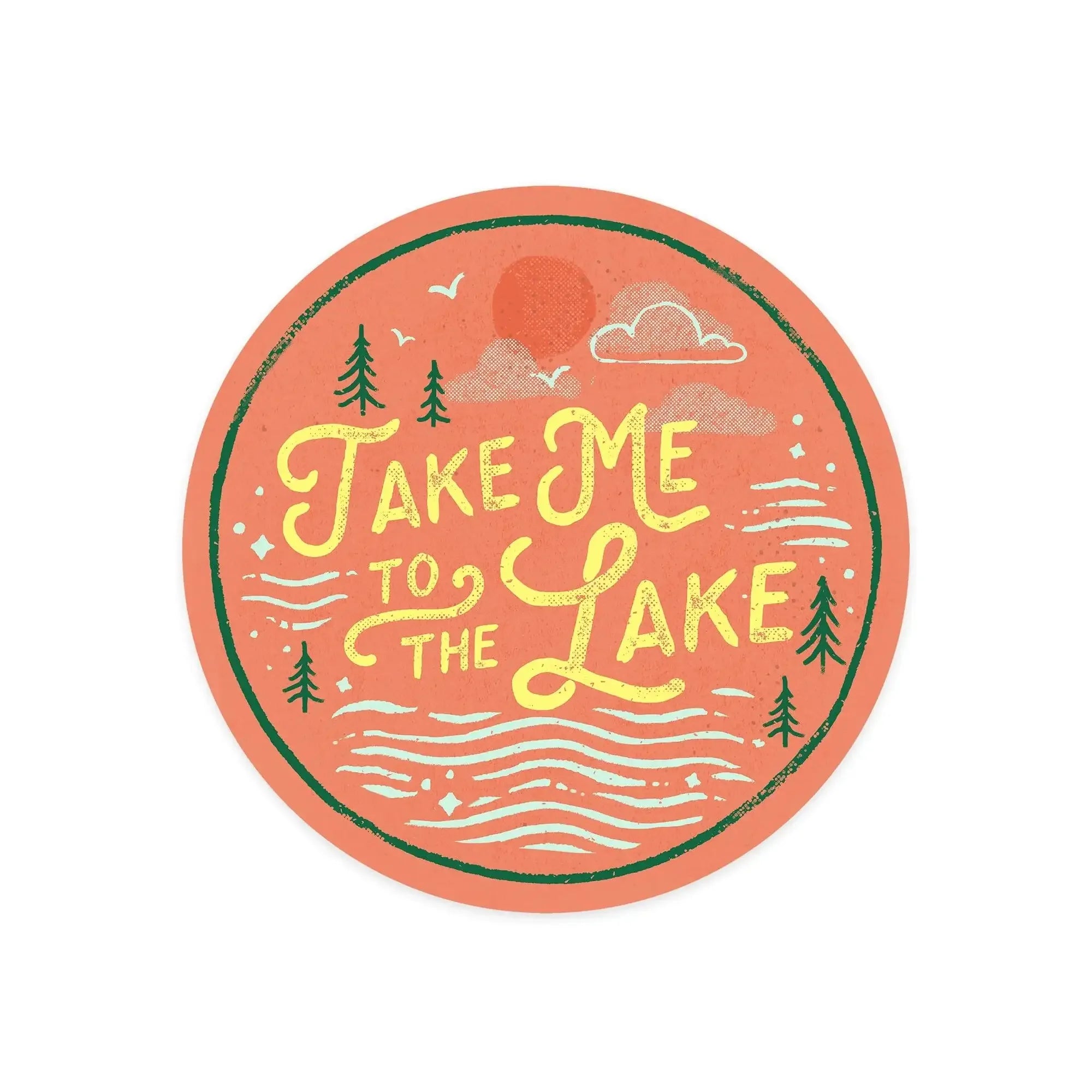 Lake Life Series, Take Me To The Lake, Contour, outdoor vinyl stickers ...