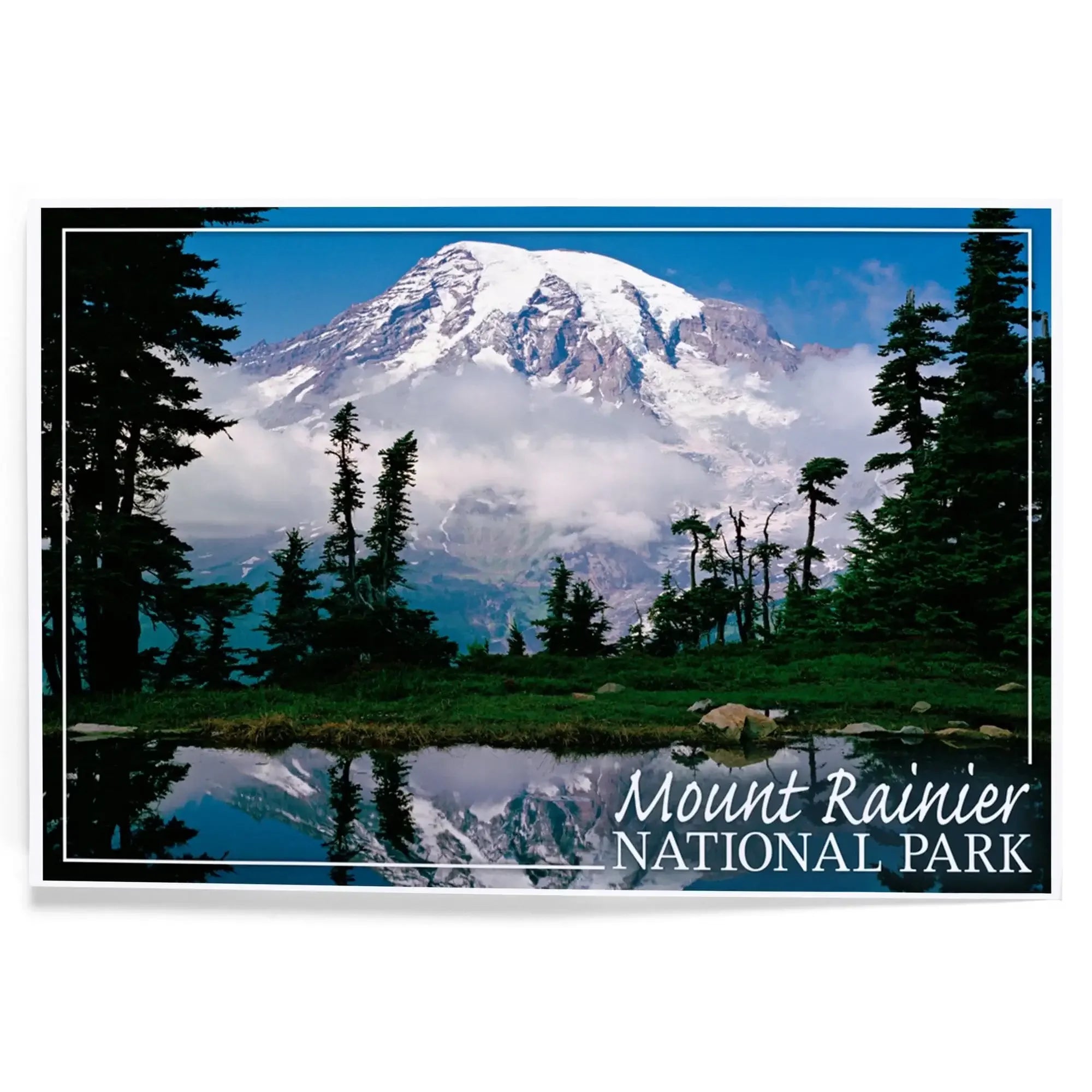 Mount Rainier National Park, Reflection Lake art prints, metal signs ...