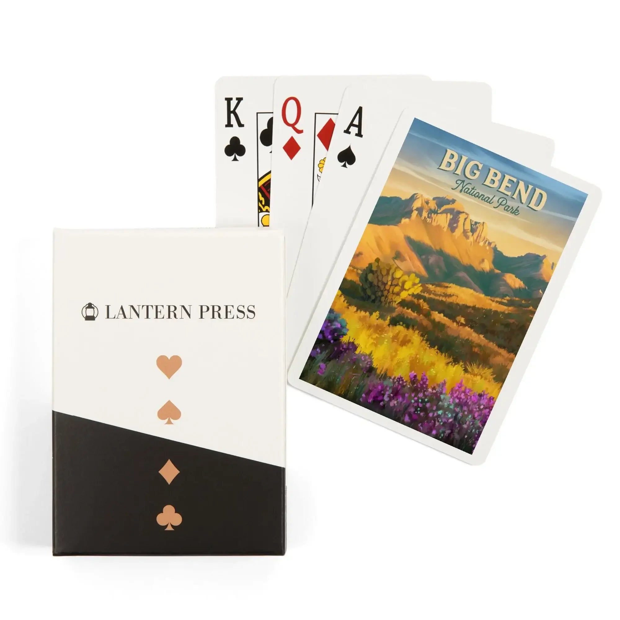 Playing Cards, Big Bend National Park, Texas, Oil Painting, Poker sized ...