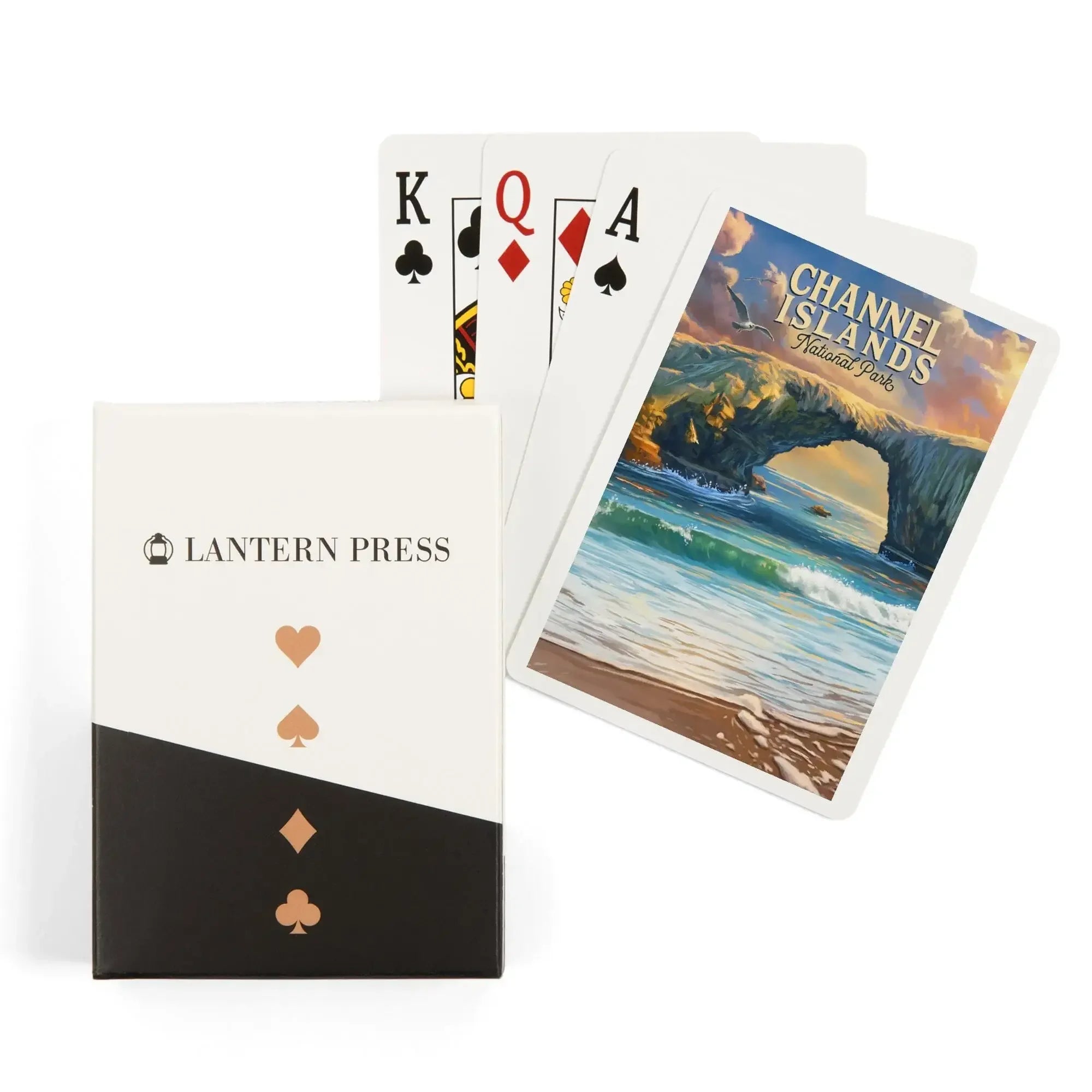 Playing Cards, Channel Islands National Park, California, Oil Painting ...