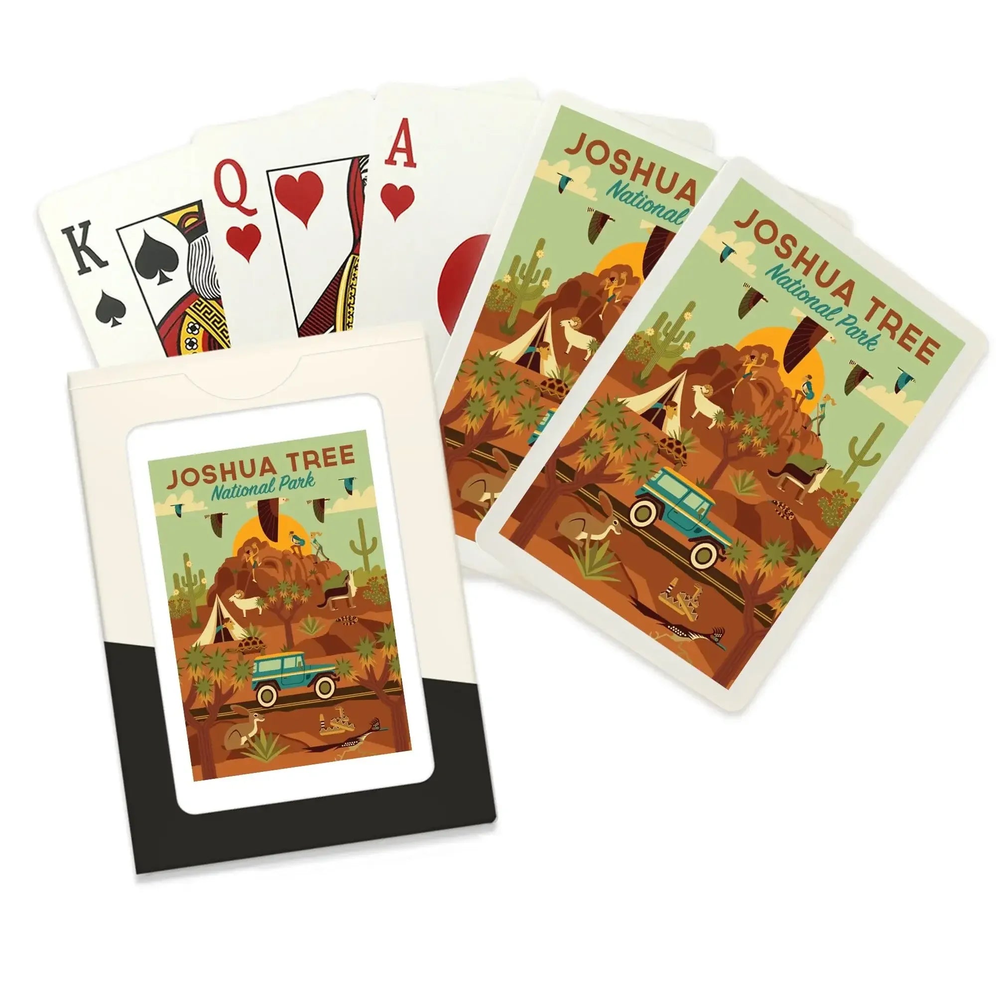 Playing Cards, Joshua Tree National Park Geometric, Poker sized with ...