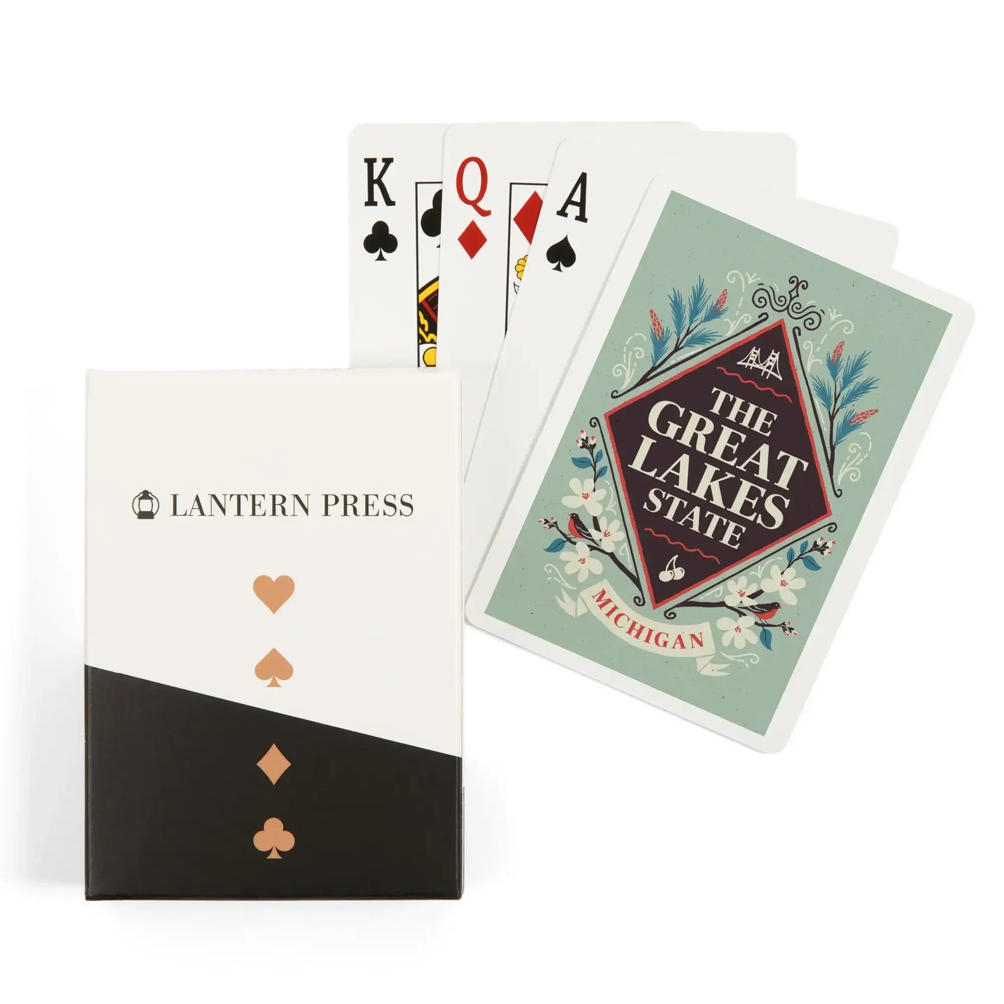 Playing Cards, Michigan, State Motto Crest, State Series, Poker sized ...