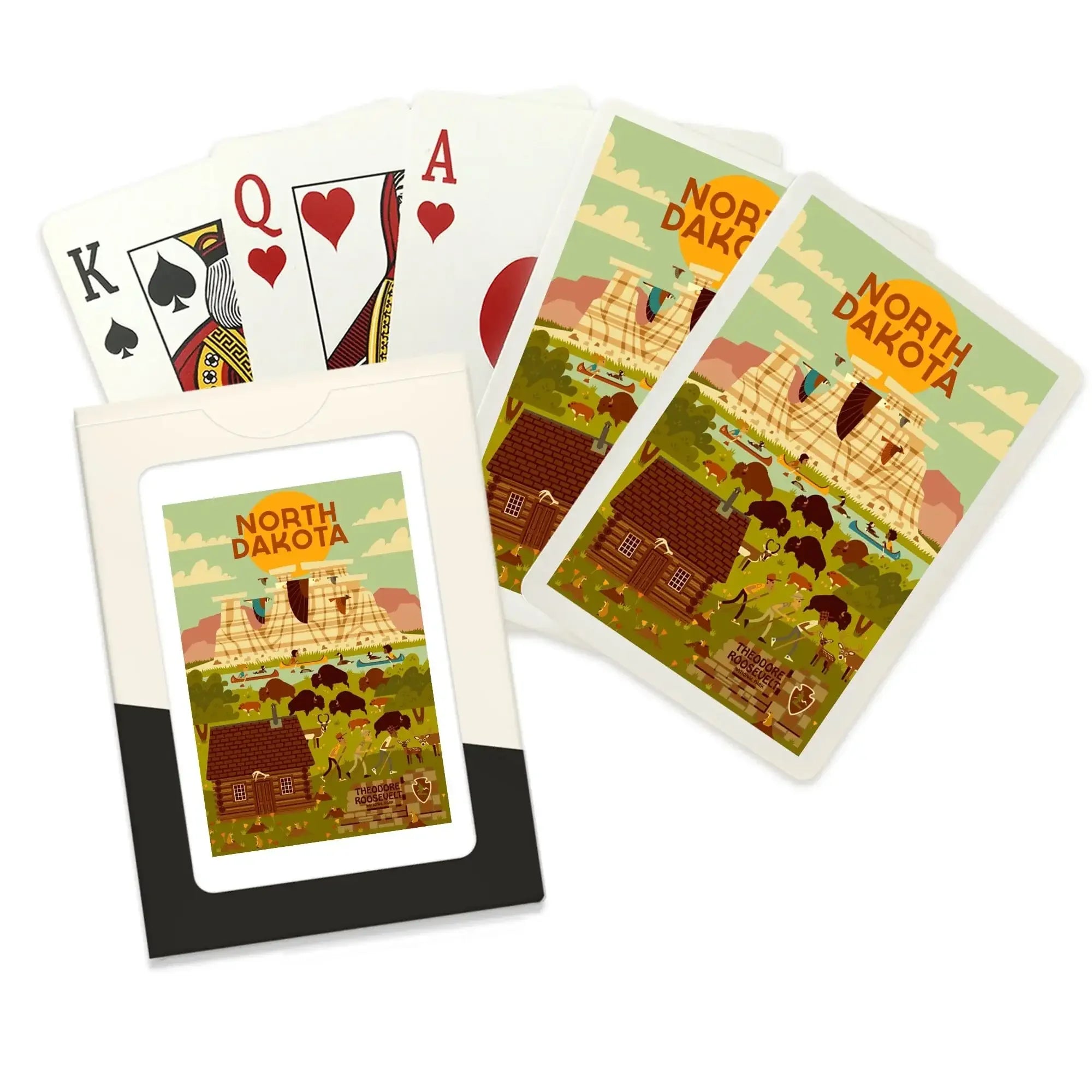 Playing Cards, North Dakota, Theodore Roosevelt National Park ...
