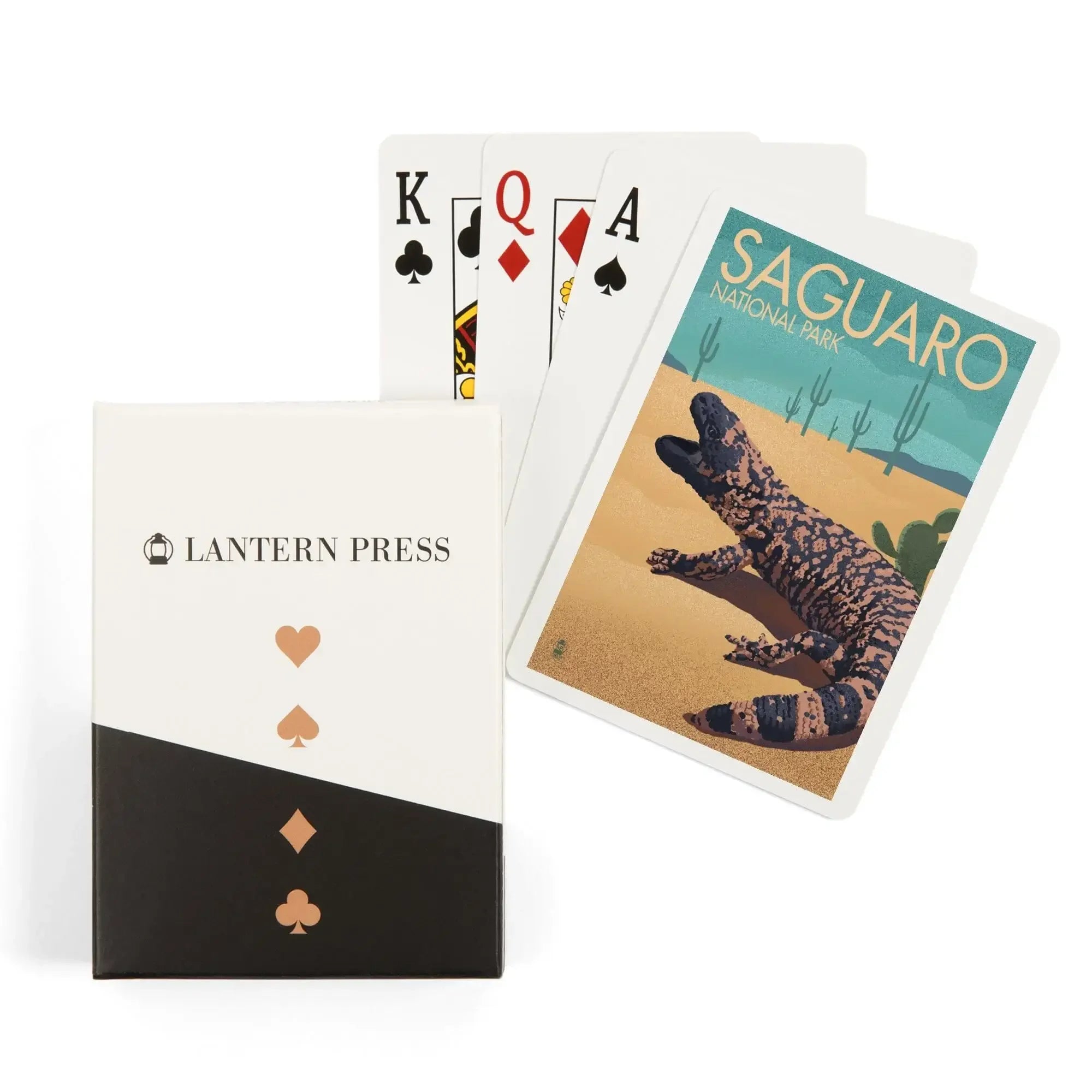 Playing Cards, Saguaro National Park, Arizona, Gila Monster and Cactus ...