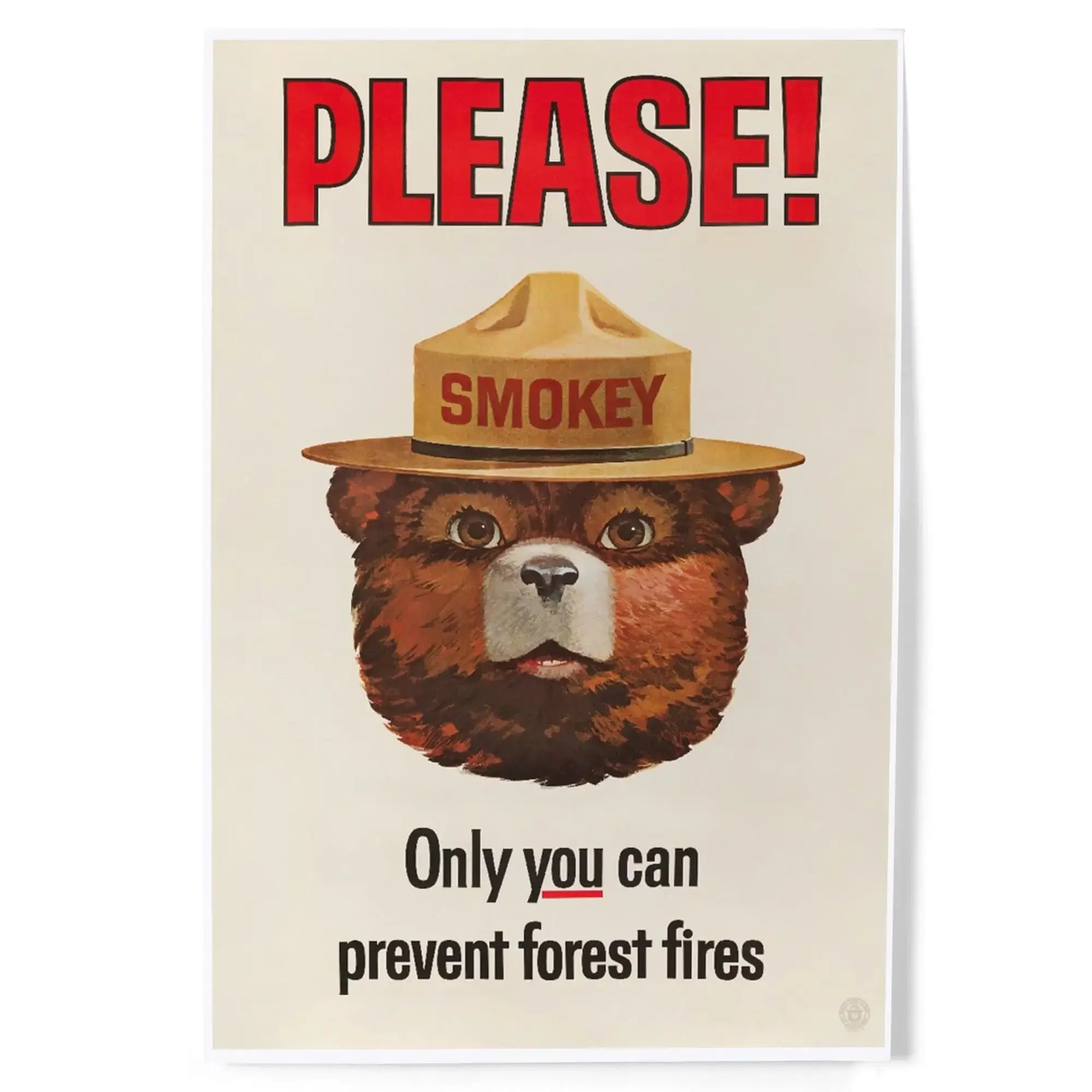 Smokey The Bear Poster The Daily Heller: America's Most Famous Bear